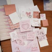 China Custom OEM Stamp-Square Die-Cut Paper Stickers with Premium Textured Paper and Offset Full-Color Printing for sale