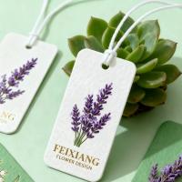 China Custom OEM Hanging Scented Air Freshener Card with Absorbent Cardstock, Full-Color Printing, and Die-Cut Shapes for sale