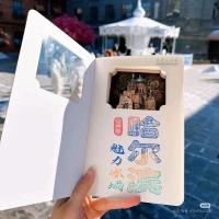 China Custom OEM 3D Cutout Notebook with Premium Paper Cover and Offset Full-Color Printing for Souvenir Journals for sale