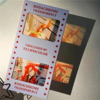 China Custom OEM Film Slide Card with Premium Transparent Film and Offset Full-Color Printing for Personalized Photo Cards for sale