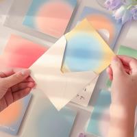 China Custom OEM Gradient Greeting Card Printing with 300gsm Premium Coated Cardstock and Full-Color Offset Printing in Customizable Folded Card Sizes for sale