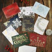 China Custom OEM Foil Stamped Holiday Greeting Cards with Premium Cardstock for Christmas and Seasonal Events for sale