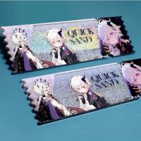 China Custom OEM/ODM Acrylic Quicksand Ticket with UV Full-Color Printing and Scratch-Resistant Coating for Anime Collectibles for sale