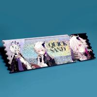 China Custom OEM/ODM Acrylic Quicksand Ticket with UV Full-Color Printing and Scratch-Resistant Coating for Anime Collectibles for sale