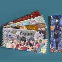 China Custom OEM/ODM Acrylic Quicksand Ticket with UV Full-Color Printing and Scratch-Resistant Coating for Anime Collectibles for sale