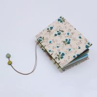 China Custom OEM Handmade Fabric Journal with Cotton/Linen Cover Acid-Free Paper and Traditional Hand-Binding for sale