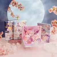China Custom OEM Pop-Up Floral Notebook with PU/Faux Leather Cover, Acid-Free Paper, and Magnetic Closure for sale