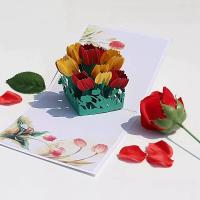 China Custom OEM 3D Pop-Up Greeting Card with Premium Cardstock, Offset Printing, and Full Customization for sale