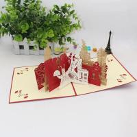China Custom OEM 3D Pop-Up Greeting Card with Premium Thick Cardstock, Customizable Pop-Up Design, and Offset Printing for sale