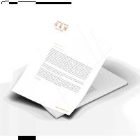 China Custom Letterhead Printing with Pantone® PMS Spot Color Matching for sale