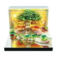 China 3D Paper Sculpture Die Cut Desk Calendar for sale