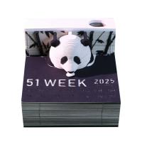 China 3D Paper Sculpture Die Cut Desk Calendar for sale
