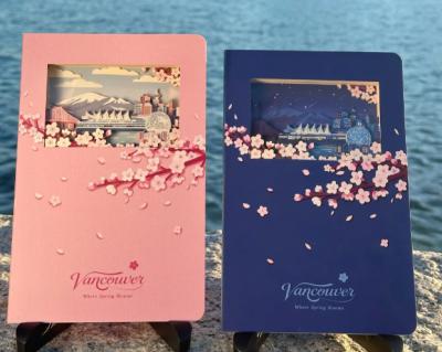 China 3D Layered Paper Sculpture Die-Cut Journal for sale