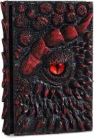 China 3D Embossed Dragon Eye Sculpted Hardcover Journal for sale