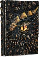 China 3D Embossed Dragon Eye Sculpted Hardcover Journal for sale