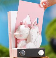 China 3D Layered Paper Sculpture Memo Pad for sale