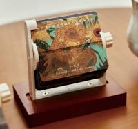 China Hand-Crank Mechanical Flip Desk Calendar for sale