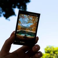 China Vintage Black Border Light Shadow Film Style Collectible Photocard for sale
