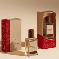 China Kraft Perfume Packaging Boxes with Inner Display Tray for Fragrance Brands for sale