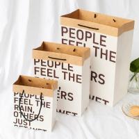 China Kraft Paper Shopping Bag with Rope Handle for Retail Packaging for sale