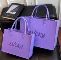 China Eco-Friendly Felt Tote Bags with Handles for Retail and Gift Packaging for sale