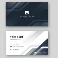China Minimalist Corporate Paper Business Cards With Double-Sided Printing For Networking for sale