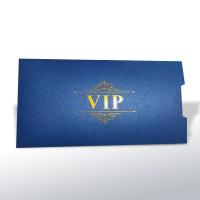 China VIP Card Paper Sleeves With Gold Foil Stamping For Hotel Club for sale