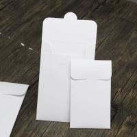 China White Kraft Paper Envelopes With Tuck Flap For Message Card Collection for sale