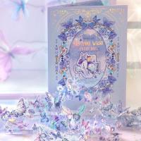 China 3D Butterfly Pop Up Greeting Cards With Holographic Foil For Birthday And Holidays for sale