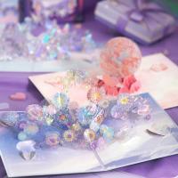 China 3D Butterfly Pop Up Greeting Cards With Holographic Foil For Birthday And Holidays for sale