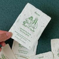 China Plantable Seed Paper Cards With Biodegradable Eco-Friendly Material For Invitations for sale