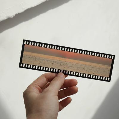 China Film Strip Decorative Paper Cards With Translucent Windows For Scrapbooking for sale