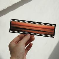China Film Strip Decorative Paper Cards With Translucent Windows For Scrapbooking for sale