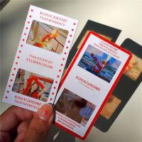 China Custom Vintage Slide Film Transparency Creative Bookmark Cards for sale