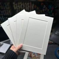 China A4 Bevel Cut Paper Picture Mats And Art Mount Boards For Sketch Framing for sale