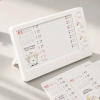 China Slider To-Do List Desktop Calendars With Plastic Housing For Office Planning for sale