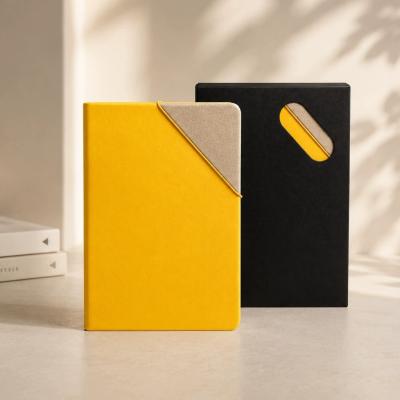 China Hardcover Notebooks With Contrast Corner Design And Matching Slipcase for sale