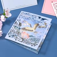 China 3D Hollow Laser Cut Greeting Cards With Envelopes For Holiday Gifts for sale