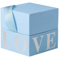 China Rigid Gift Boxes With Ribbon Handle For Luxury Romantic Packaging for sale
