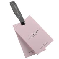 China Paper Hang Tags With Tamper-Evident Loop Fasteners For Apparel Branding for sale