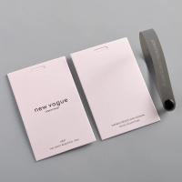 China Paper Hang Tags With Tamper-Evident Loop Fasteners For Apparel Branding for sale