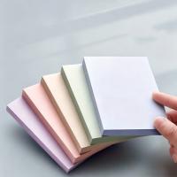 China Sticky Notes Morandi Pastel Color Self Adhesive Memo Pads For Office for sale