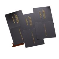 China Foil Stamped Folded Business Cards With Special Paper For Luxury Branding for sale