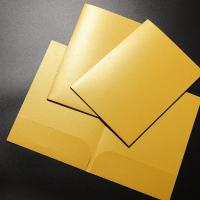 China Presentation Folders With Dual Pockets In Shimmer Paper For Contracts for sale