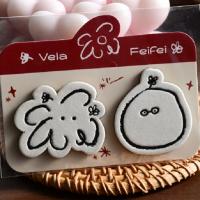 China Handmade Cotton Paper Brooches With Safety Pin Backing For Apparel Accessories for sale