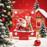 China Christmas Santa Pull-Out Folding Money Envelope Holiday Surprise Card for sale