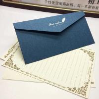 China Specialty Stationery Letter Paper and Envelope Set With Foil Stamping for sale