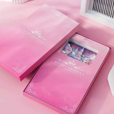China 3D Paper Carved Notebook Castle 3D Journal Daily Planner With Gift Box for sale
