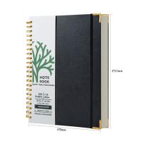 China Spiral Bound Hardcover Notebook Journal With Elastic Band And Metal Corners for sale
