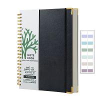 China Spiral Bound Hardcover Notebook Journal With Elastic Band And Metal Corners for sale